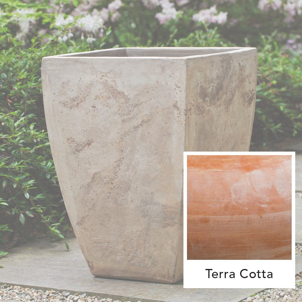 Square Brasilia Planter || Terra Cotta | shop-campania
