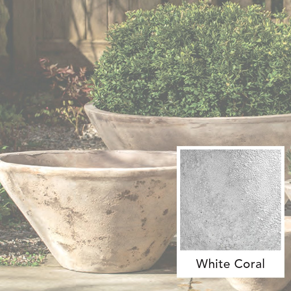 Brasilia Planter || White Coral | shop-campania