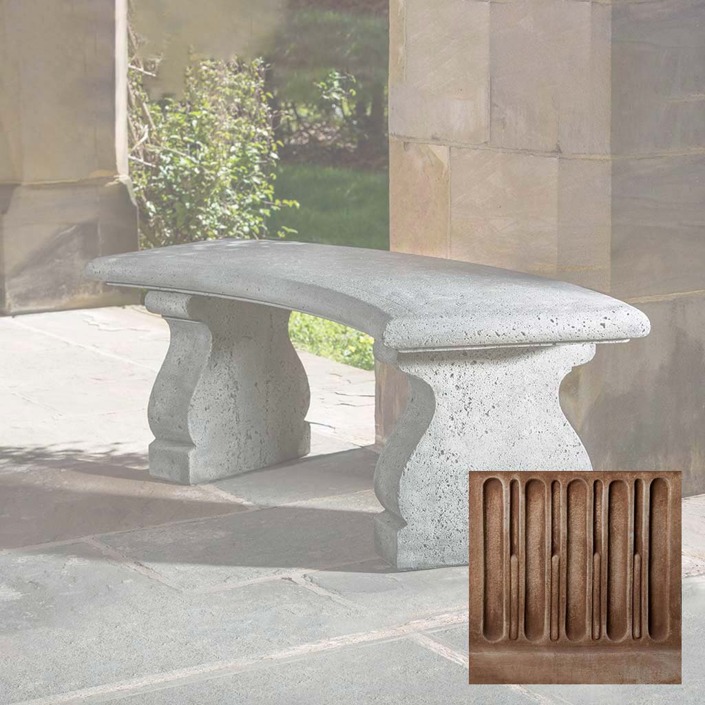 Provencal Curved Bench | shop-campania
