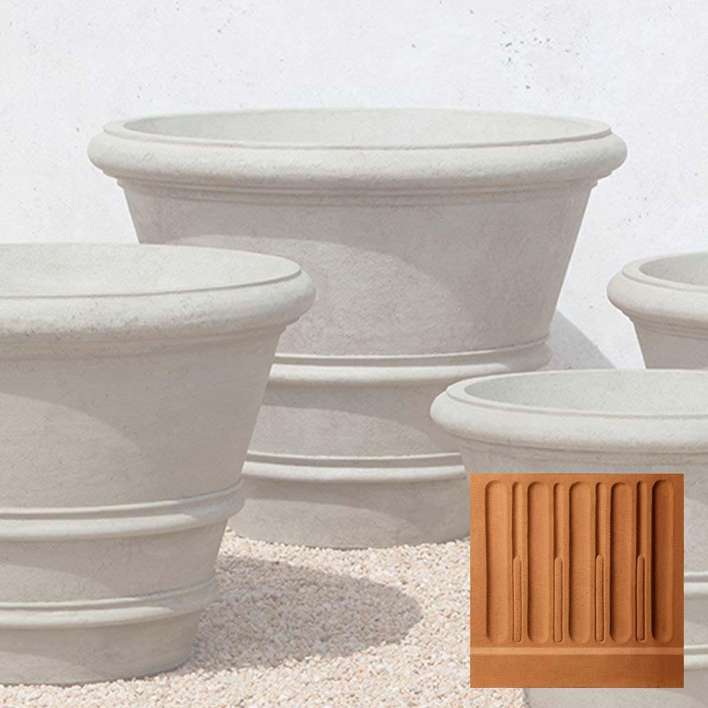 Classic Rolled Rim Planter, Large | shop-campania