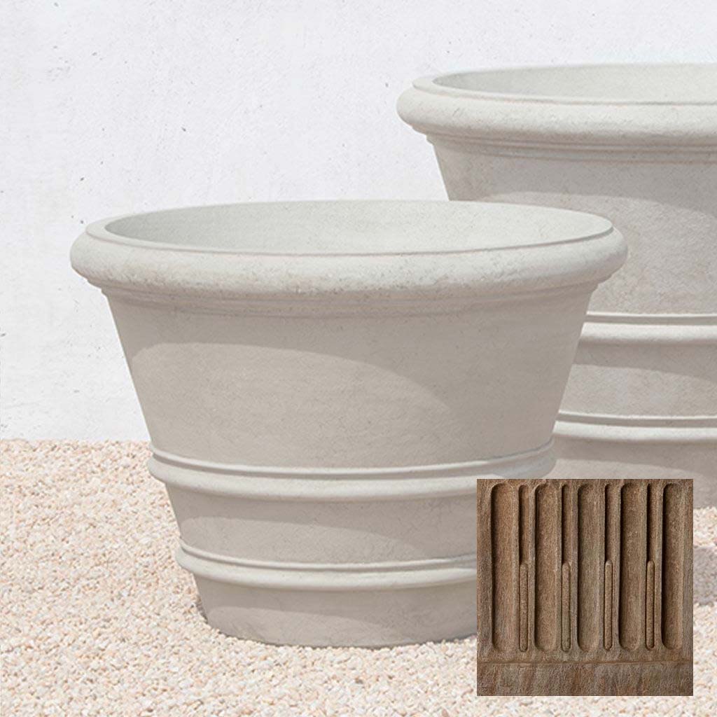 Classic Rolled Rim Planter, Large | shop-campania