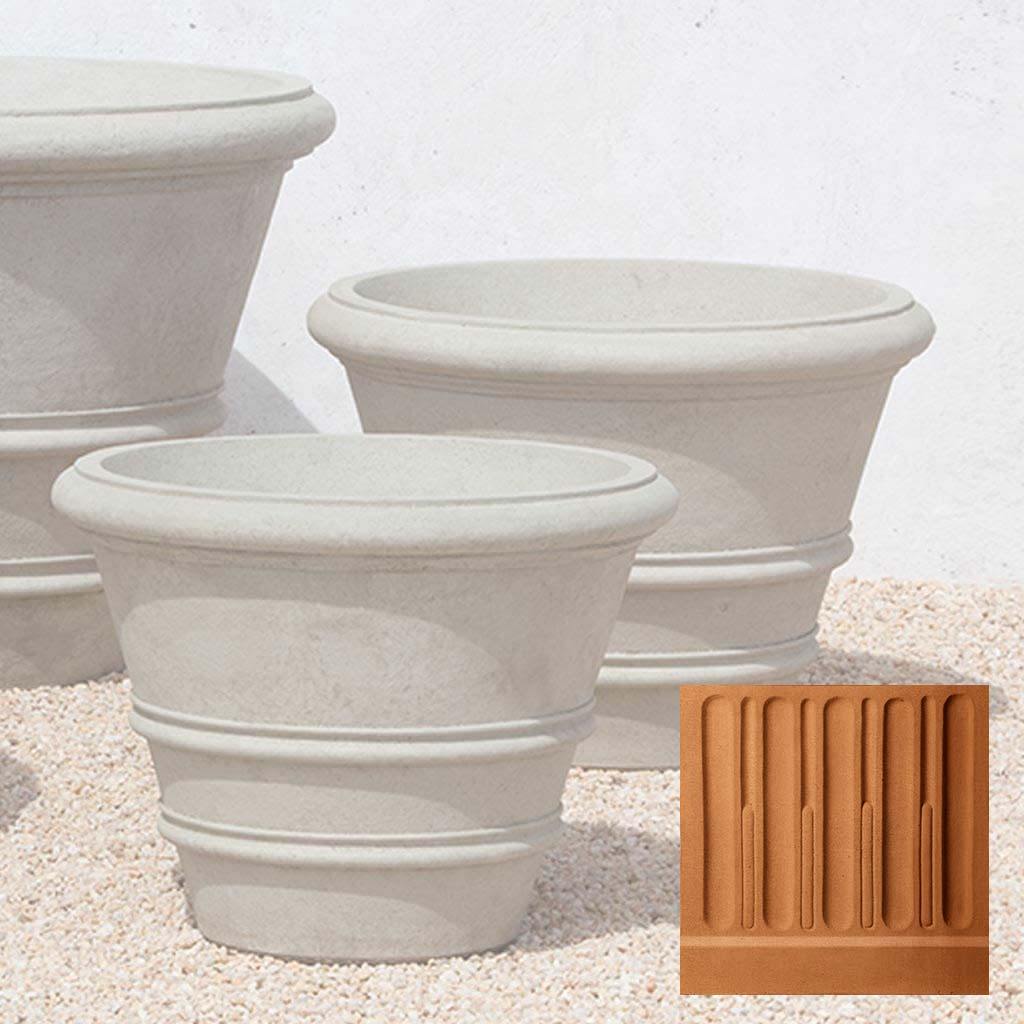 Classic Rolled Rim Planter, Large | shop-campania