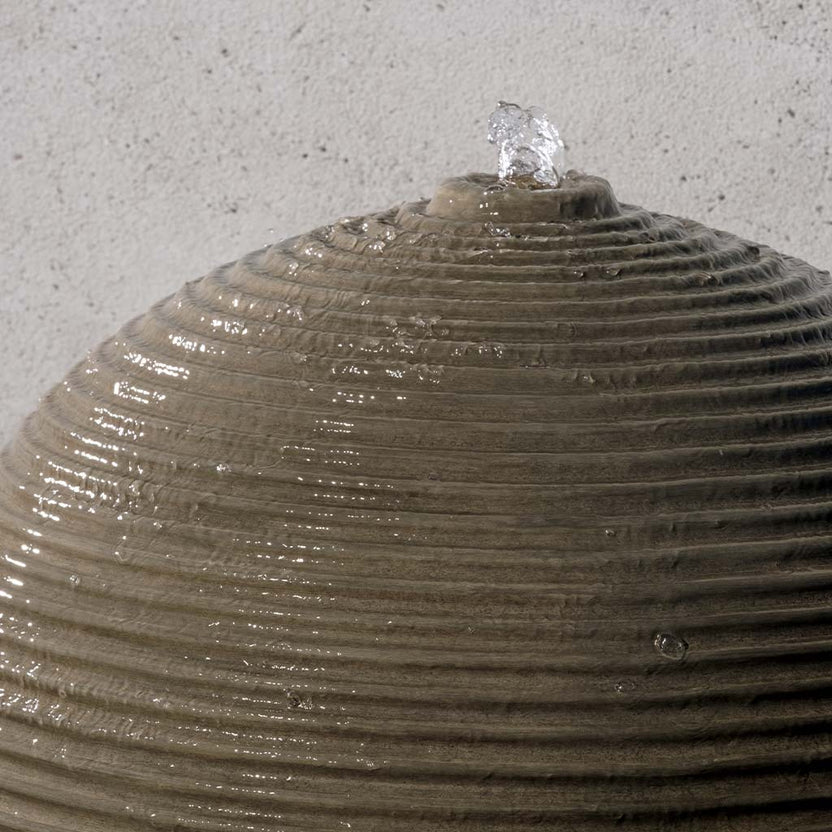 Ribbed Sphere Fountain | shop-campania